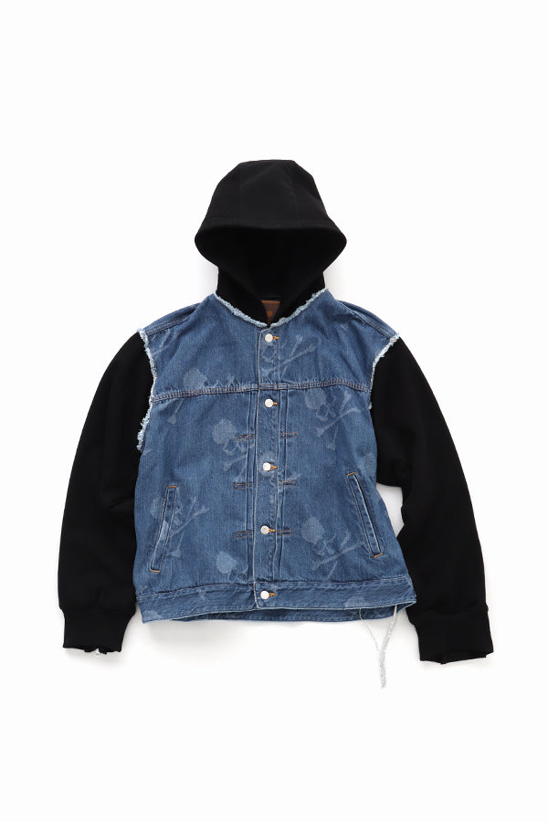 MW HOODED MONOGRAM DENIM JACKET – MASTERMIND TOKYO 公式オンラインストア