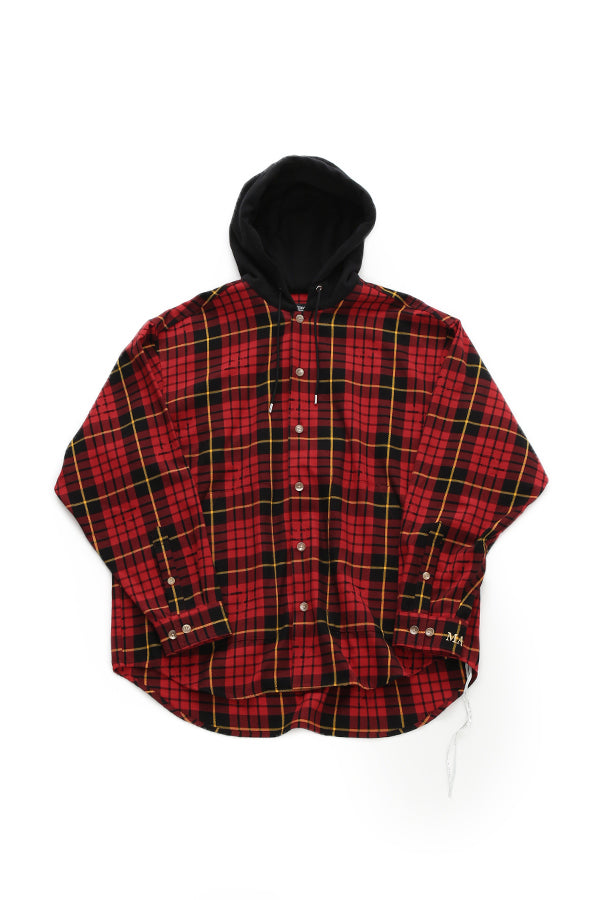HOODED PLAID SHIRT – MASTERMIND TOKYO 公式オンラインストア
